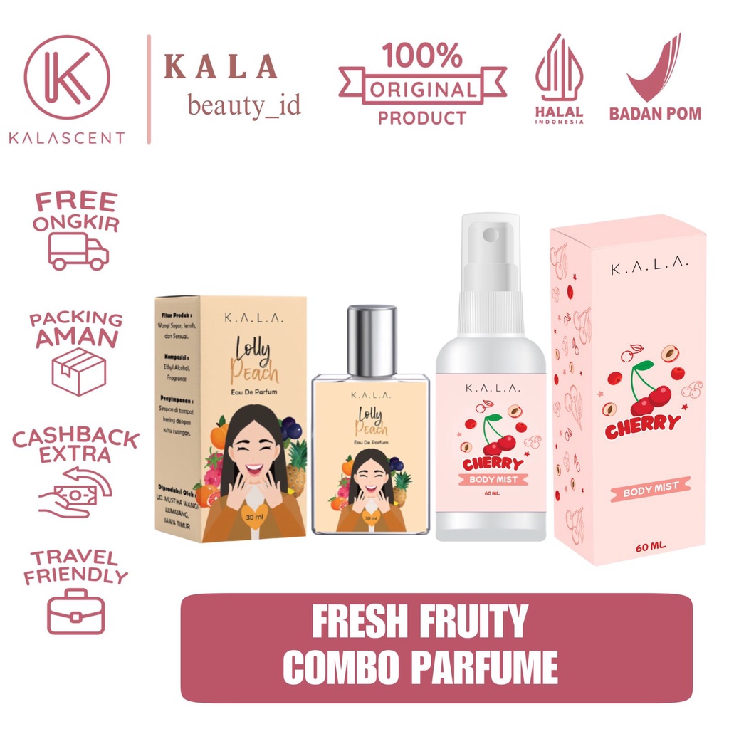 Jual [COMBO] Fresh Fruity Parfume And Body Mist | Shopee Indonesia