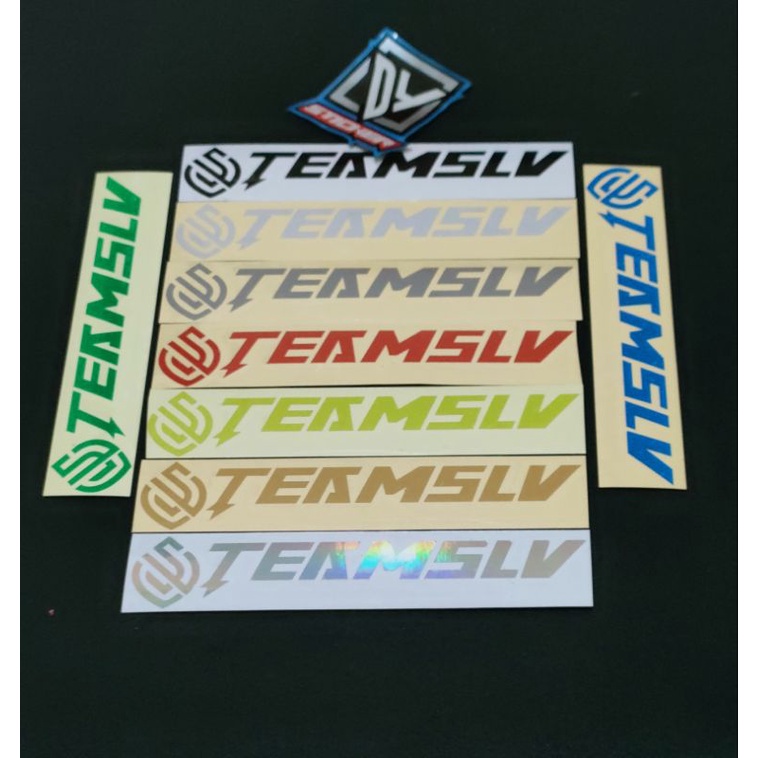 Jual STICKER TEAMSLV V2 CUTTING | Shopee Indonesia