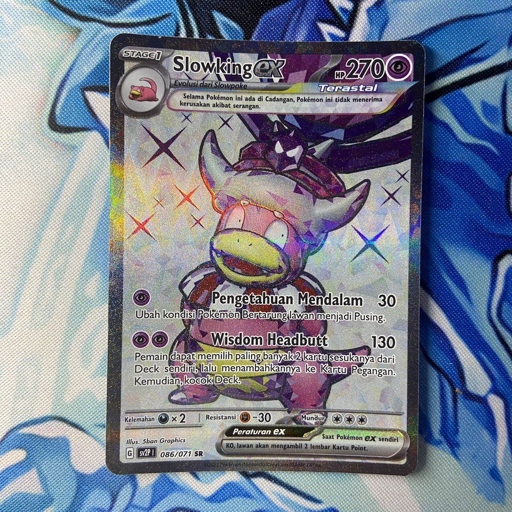 Jual pokemon Indonesia slowking ex 086/071 SR original | Shopee Indonesia