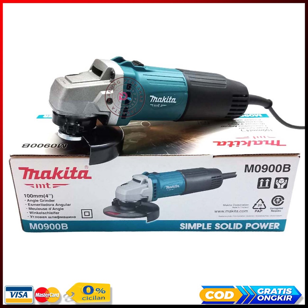 Jual [cuci gudang] MAKITA M0900B Angle Grinder 4" Mesin Gerinda Daya ...