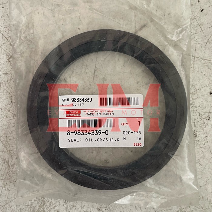 Jual SEAL CRANKSHAFT BELAKANG ISUZU HITACHI 4HK1 6HK1 ZX350 ASLI ...