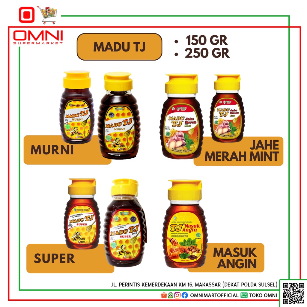 Jual Madu Tj Super Murni Jahe Merah - Masuk Angin All Variant | Shopee ...