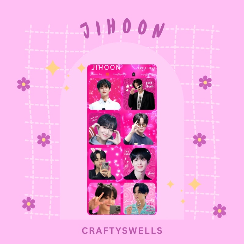 Jual STIKER DECO MEMBER TREASURE JIHOON JUNGHWAN ASAHI YOSHI DOYOUNG ...
