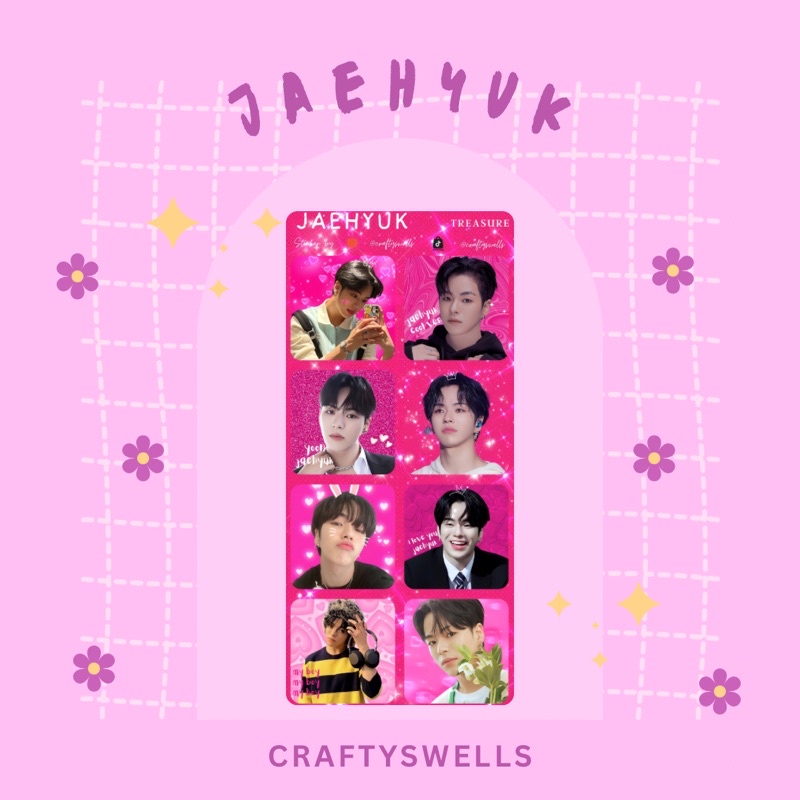 Jual STIKER DECO MEMBER TREASURE JIHOON JUNGHWAN ASAHI YOSHI DOYOUNG ...