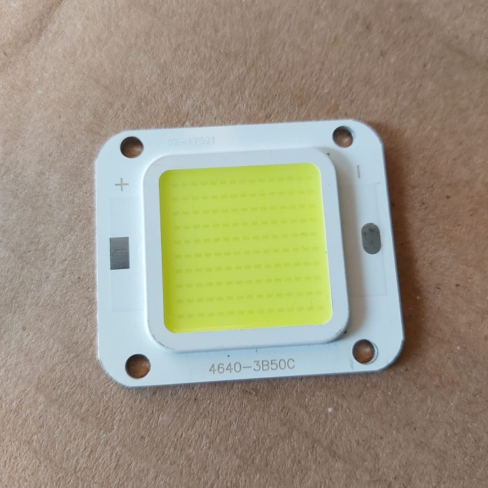 Jual Mata Chip Led 50 Watt Pju Cobra Sparepart Mata Lampu Sorot 50 Watt ...