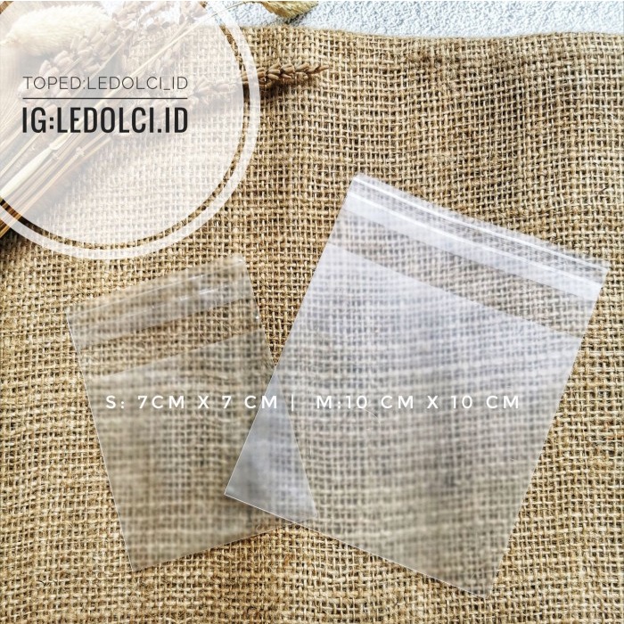 Jual Bestseller 100 Pcs Plastik Cookies Matte Doff Dof Ukuran Kecil ...