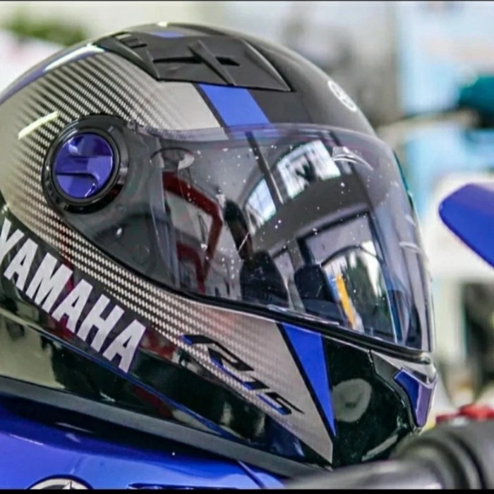 Jual HELM YAMAHA R15 FULL FACE ORIGINAL | Shopee Indonesia