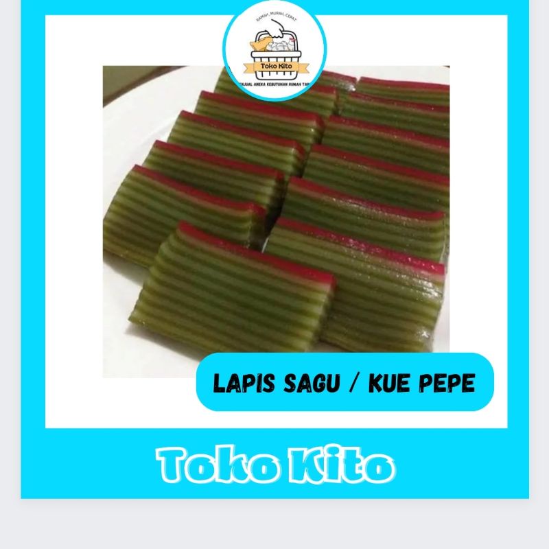 Jual LAPIS SAGU / KUE PEPE / LAPIS PEPE / JAJANAN PASAR | Shopee Indonesia