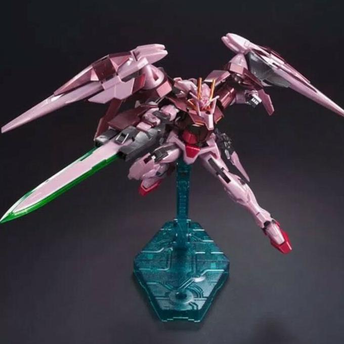 Jual Bandai HG 1/144 Gundam 00 Raiser Trans am mode + stand base riser ...