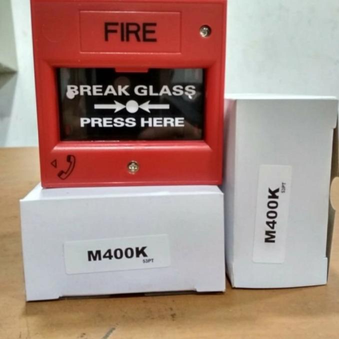 Jual BREAK GLASS MANUAL CALL POINT SYSTEM SENSOR M400K ALARM | Shopee ...