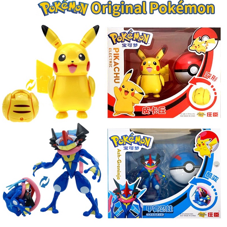 Jual NAY mainan pokemon pokeball / Pokemon Figure Deformation /Pokemon Action Figure Poke Ball ...