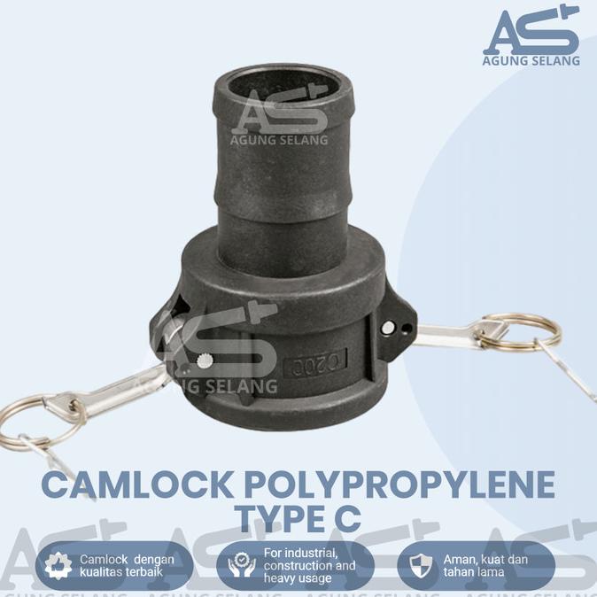Jual Camlock Pp C 2 Inch Polypropylene Type C 2 Hose Shank Coupler | Shopee Indonesia