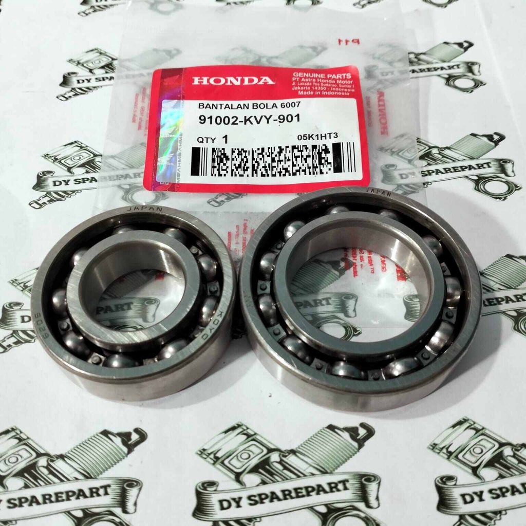 Jual Bearing Bering kruk as Beat karbu 6007 6205 set kanan kiri Scoopy KVY | Shopee Indonesia
