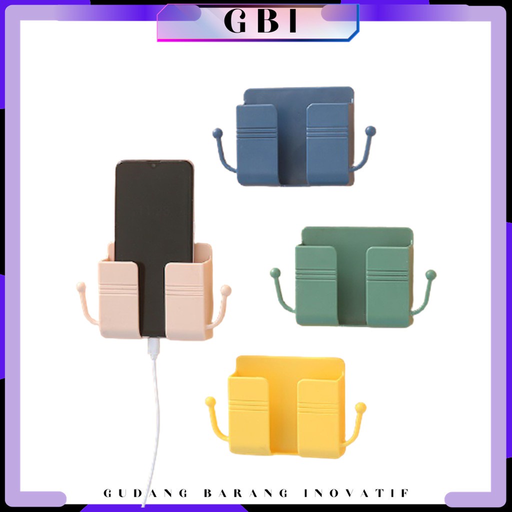 Jual GBI Holder HP Tempel Dinding Rak Serbaguna Colokan HP Remot Tempel ...