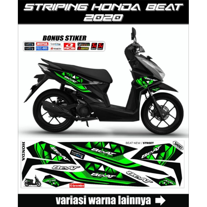 Jual STIKER STRIPING BEAT FI / STREET / DELUXE / 2020 2021 2022 2023 ...