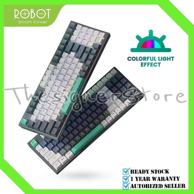 Jual ROBOT WORKMATE II Mechanical Keyboard Gaming Backlit Wired PBT ...