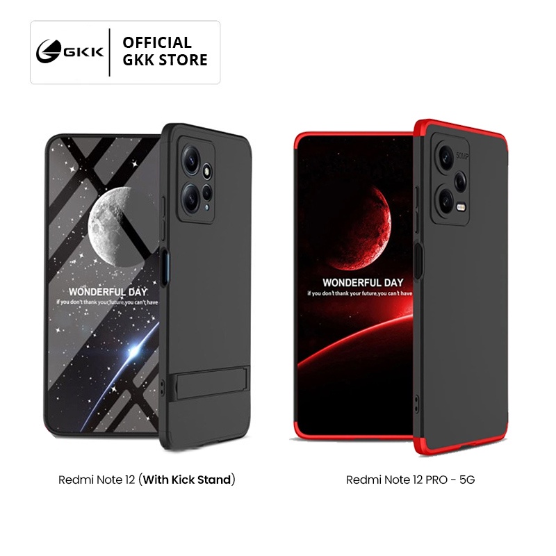 Jual GKK Redmi Note 12 12 PRO 4G 5G Casing Hardcase 360 Bumper Anti ...