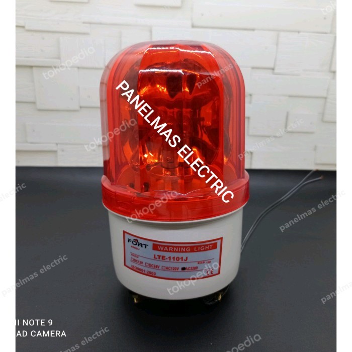 Jual WARNING LIGHT + BUZZER ALARM 4 " LTE-1101J MERAH KUNING DAN BIRU ...