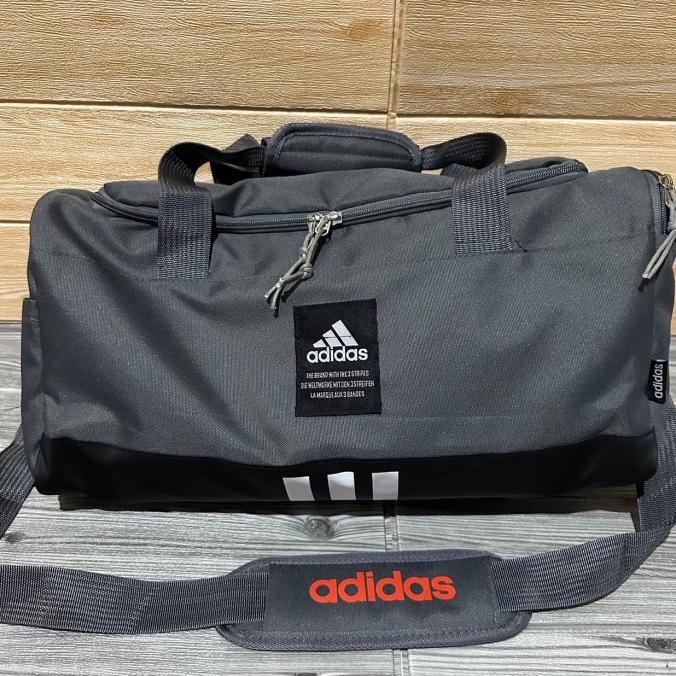 Jual Tas Duffle Bag Adidas / Tas Olahraga Adidas Original Black Grey ...