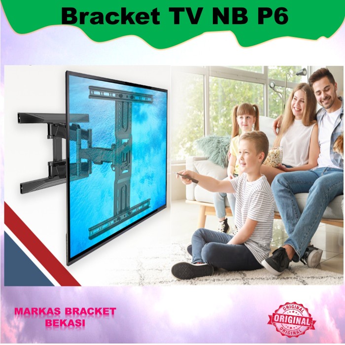 Jual Breket Bracket Swivel Lengan TV UHD 4K NB P6 NBP6 55 60 65 70 75 ...