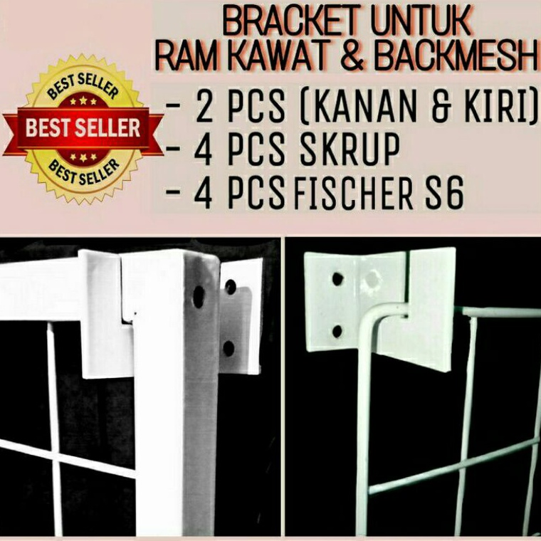 Jual Official Shop Bracket Ram Besi Frame / Pengait Ram Bingkai Tempel ...