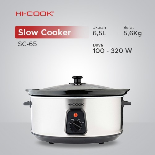Jual HI-Cook Slow Cooker SC-65 Kapasitas Besar 6,5 Liter SC 65 | Shopee ...