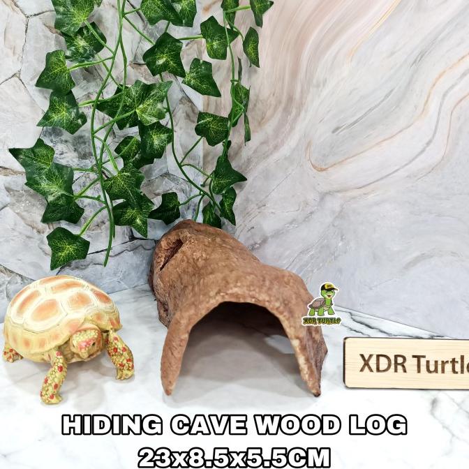 Jual HIDING CAVE WOOD LOG SNAKES LEOPARD GECKO PANANA SKINK TARANTULA ...