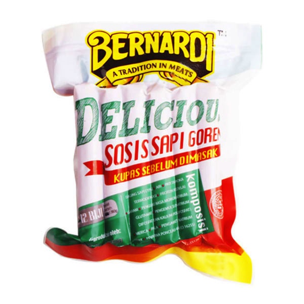 Jual BERNARDI DELICIOUS SOSIS SAPI GORENG 12 PCS | Shopee Indonesia
