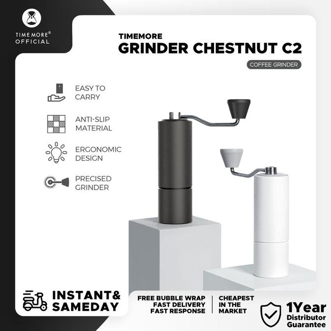 Jual Timemore Chestnut C2 Coffee Grinder| Penggiling Biji Kopi Portable ...