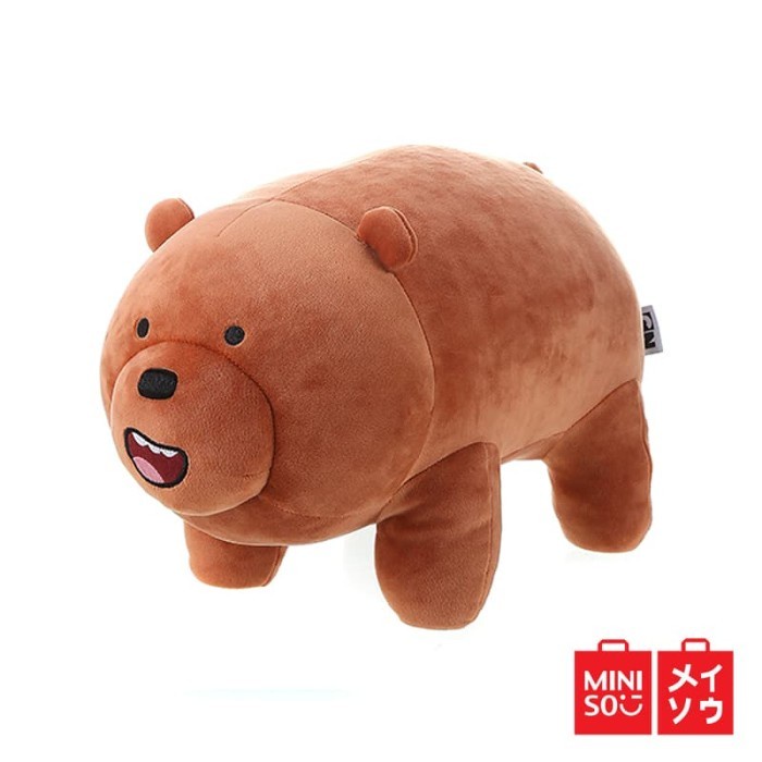 Jual Miniso Official We Bare Bears Plus Toy [GRIZZLY] BRO (01MN-9518 ...