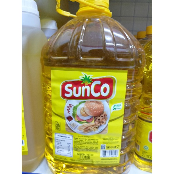 Jual MINYAK GORENG SUNCO BOTOL 5LITER | Shopee Indonesia