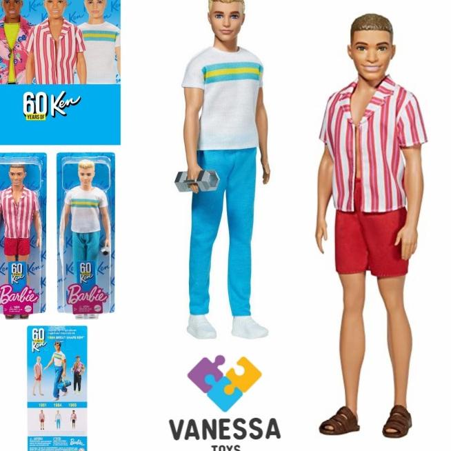 Jual Barbie Ken 60Th Anniversary Boy Original Mattel Grb41 | Shopee ...