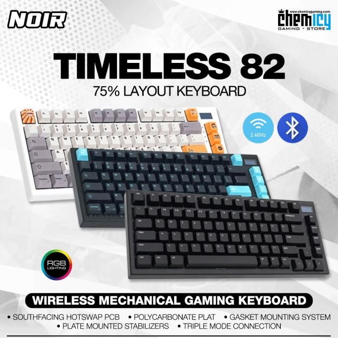 Jual Noir Timeless82 / Timeless 82 Wireless Mechanical Gaming Keyboard ...