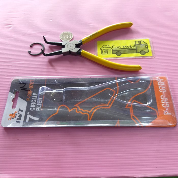 Jual tang spi snap ring bengkok internal 7" merk iwt vera16laris ...