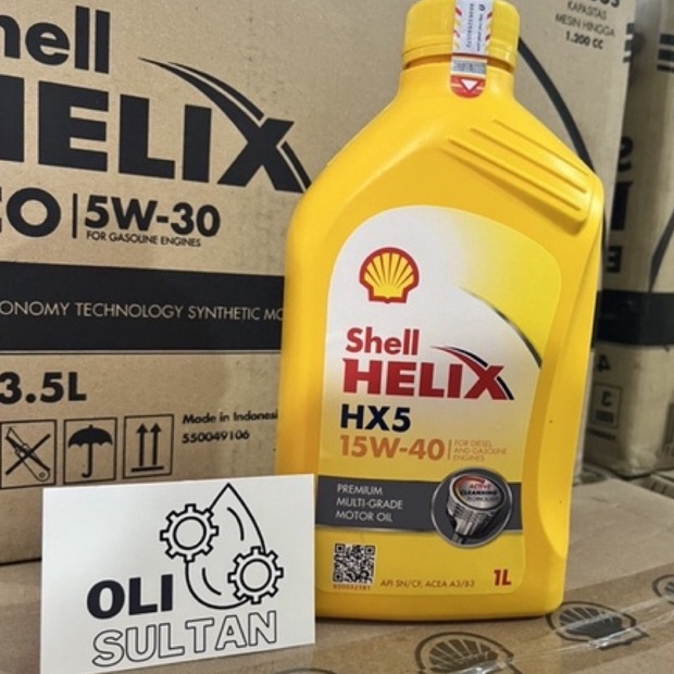 Jual Langsung Atc!.. Shell HELIX HX5 15w40 1Liter | Oli Shell Helix HX5 ...