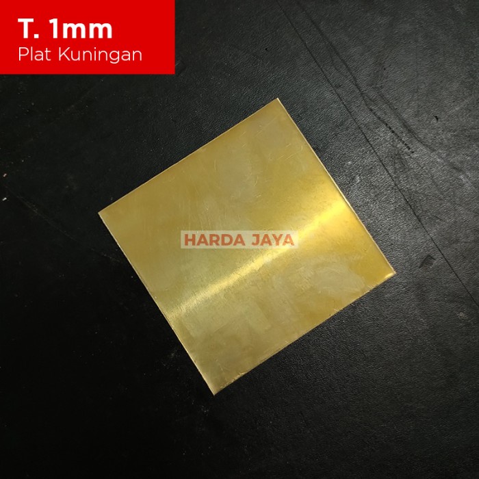 Jual Plat Kuningan 1mm Brass Plate 1 mm harga per 1 cm2 | Shopee Indonesia