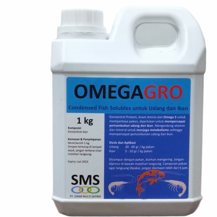 Jual OmegaGro Omega Protein Untuk Ikan dan Udang 1 Liter | Shopee Indonesia