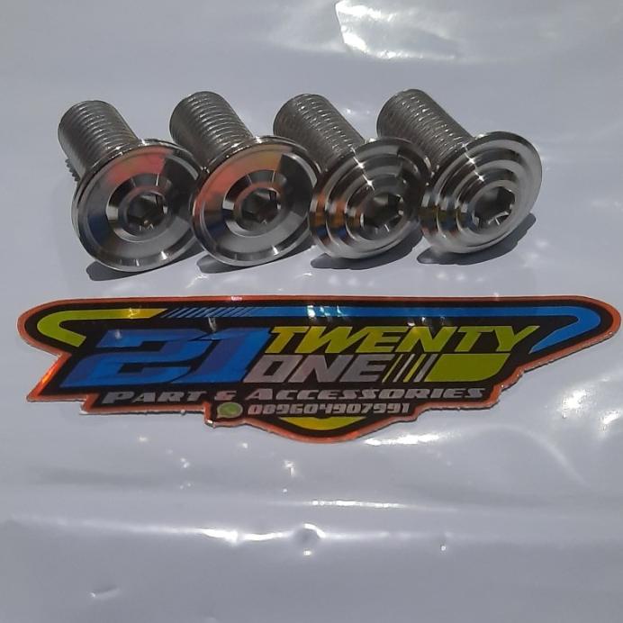 Jual Baut Stainless Spiral Bracket Kaliper Rem Depan Mio Smile Soul Fino | Shopee Indonesia