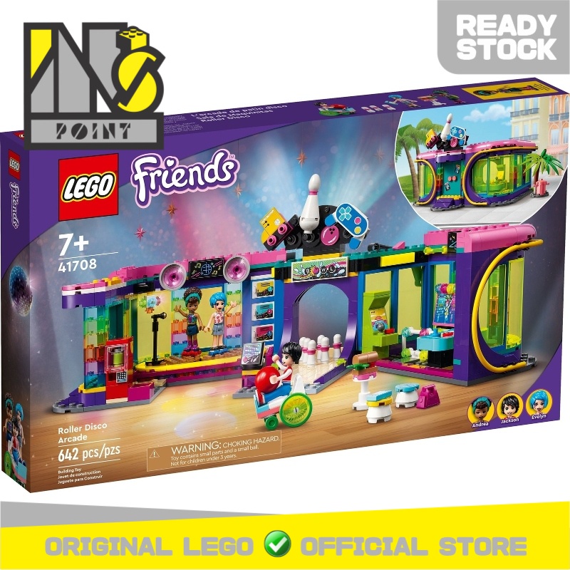 Jual LEGO 41708 - Friends - Roller Disco Arcade | Shopee Indonesia