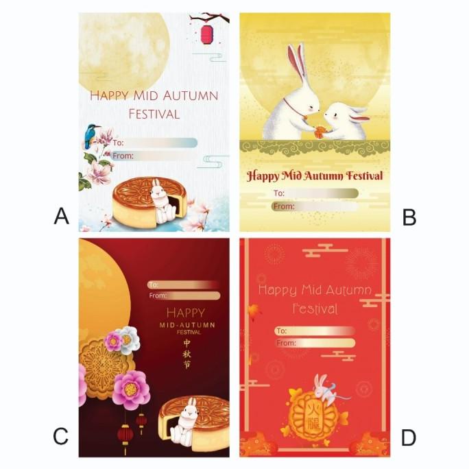 Jual Hang Tag Happy Mooncake Festival Kue Bulan Mid Autumn + Tali Rami ...