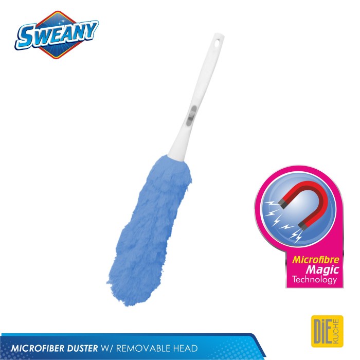 Jual SWEANY MICROFIBER DUSTER W/ REMOVABLE HEAD/ KEMOCENG MIKROFIBER ...
