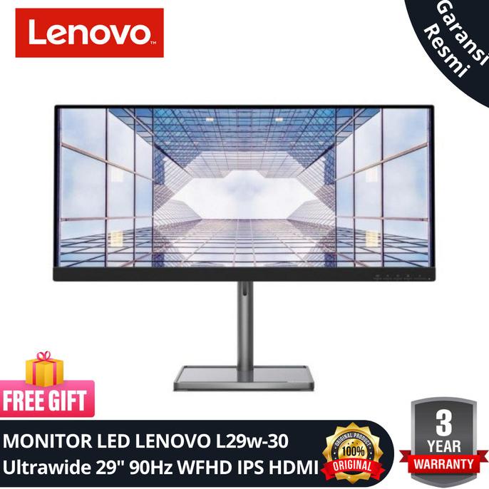 Jual Monitor Led Lenovo L29W-30 Ultrawide Freesync 90Hz 4Ms Ips 29 Inch ...
