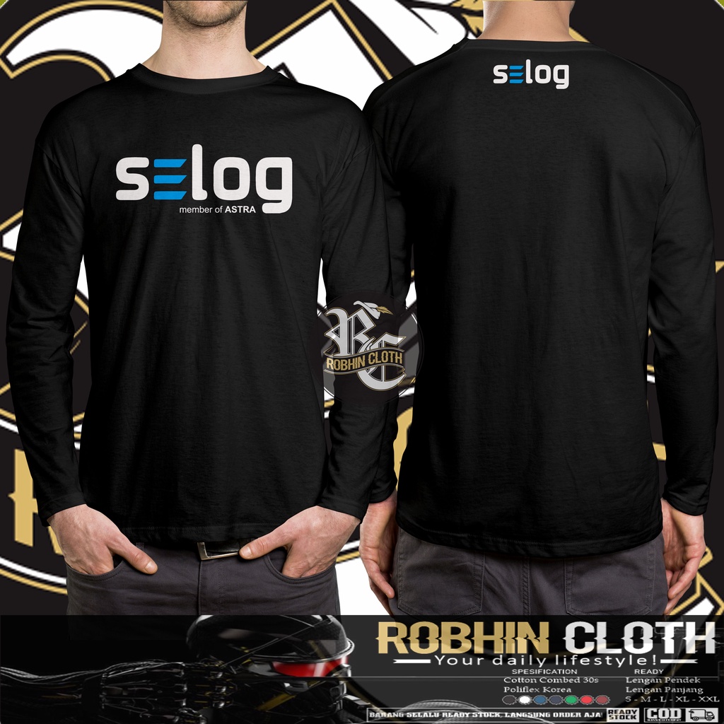 Jual Kaos Selog Member of Astra Ekspedisi Logo Lengan panjang Baju ...