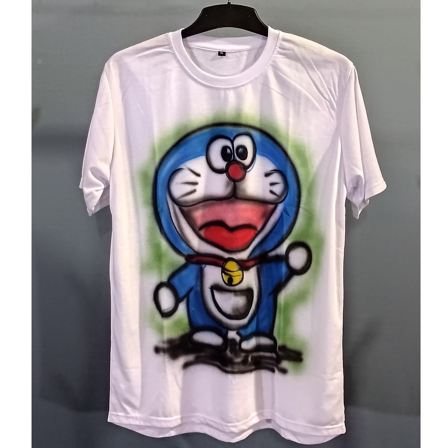 Jual Baju Airbrush Doraemon (Pria/Wanita) | Shopee Indonesia
