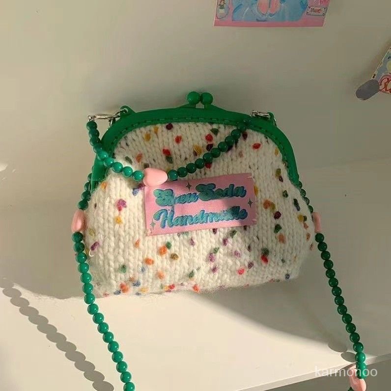 Jual Tas Buatan Tangan Hadiah Liburan Merajut Merajut Tas Selempang Remaja Tas Tangan Kreatif
