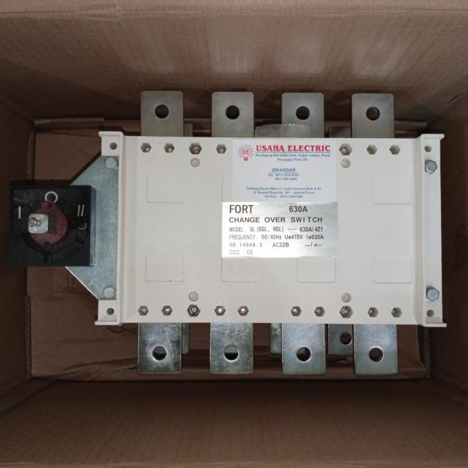 Jual Change Over Switch 630A 4Pole Merk Fort Original | Shopee Indonesia