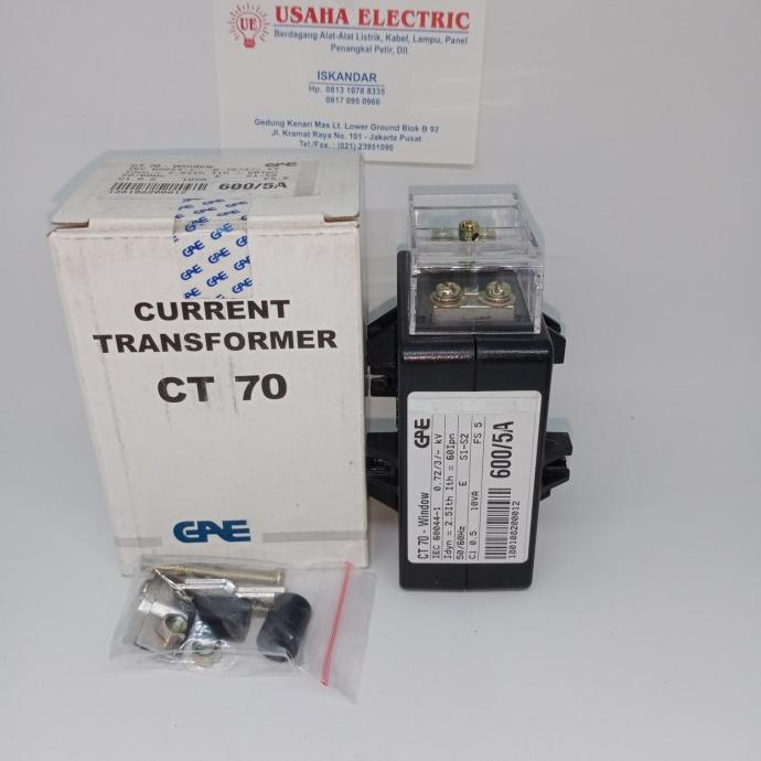 Jual Current Transformer Ct 70 Gae 600/5A Original | Shopee Indonesia