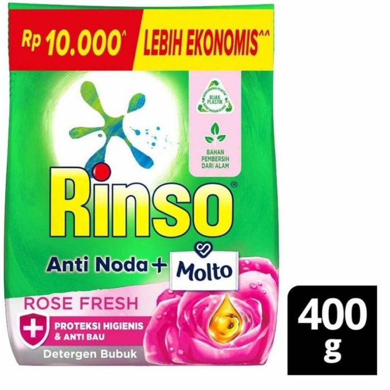 Jual Rinso detergent bubuk 400g | Shopee Indonesia