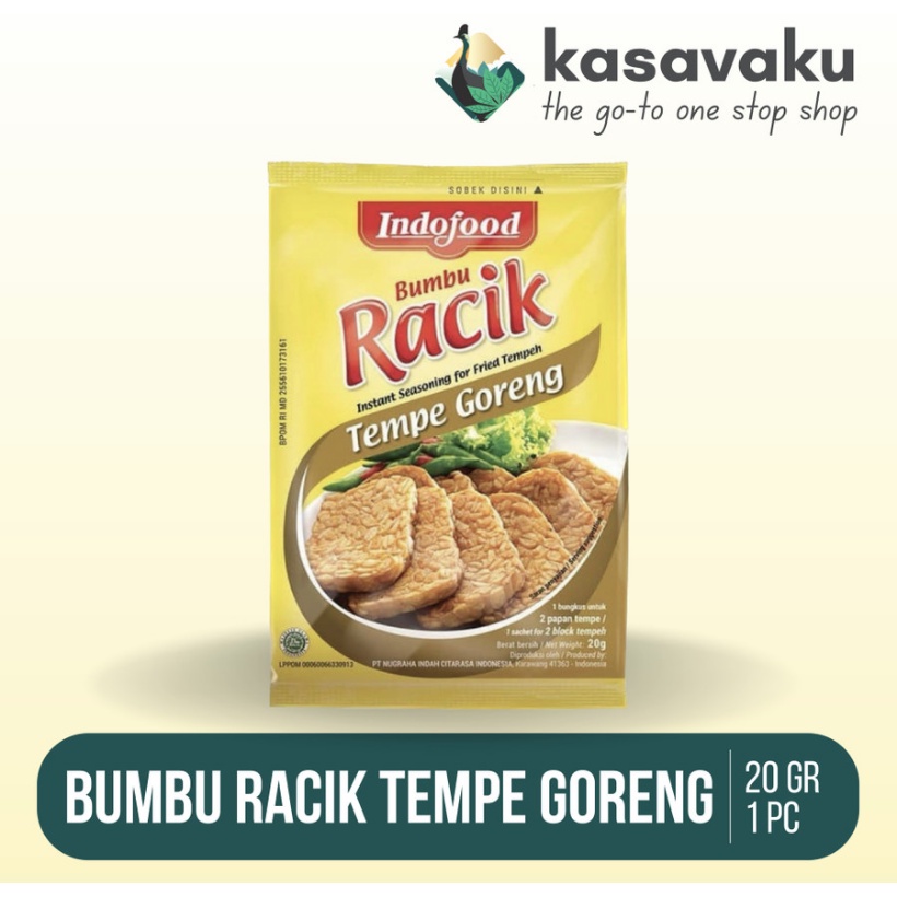 Jual Indofood Racik Bumbu Instan Tempe Goreng 10 x 20 gr (1 renceng isi ...