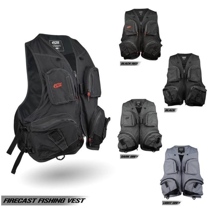 Jual FIRECAST FISHING VEST NEW ARRIVAL 2022 ROMPI MANCING ROMPI OUTDOOR ...